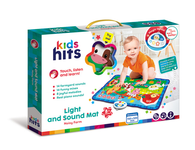 Light and Sound Mat Noisy farm - Kids Hits | Toys | Play more, Learn ...