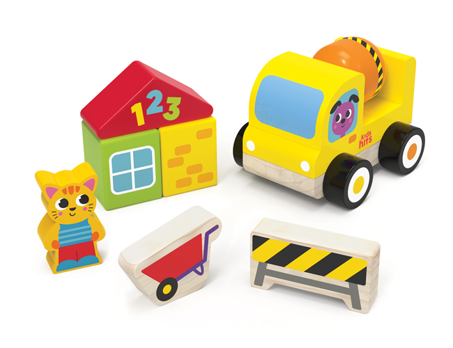 Wooden Building Set Cement Mixer - Kids Hits | Toys | Play more, Learn ...