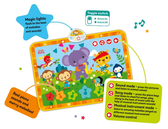 Light and Sound Mat Baby Concert - Kids Hits | Toys | Play more, Learn ...