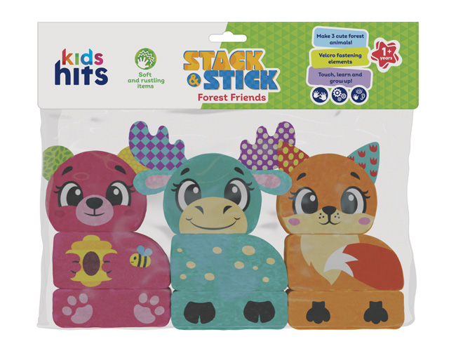 Stack and Stick Forest Friends - Kids Hits | Toys | Play more, Learn ...